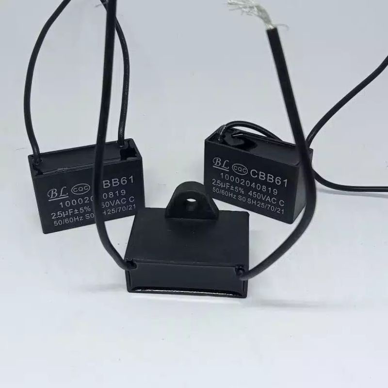 Jual Kapasitor 2uf dan 2.5 uf 450 VAC 2mf 2 uF Capasitor Kipas Angin ...
