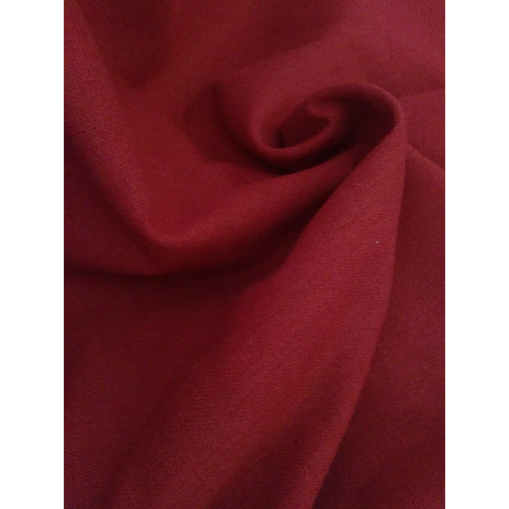 Jual Kain Linen Warna Merah Maroon | Shopee Indonesia