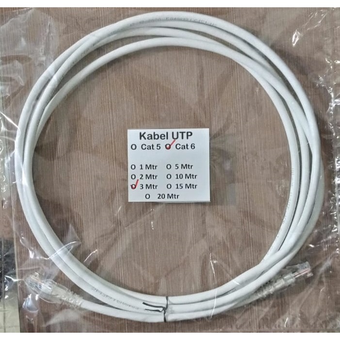 Jual Kabel LAN CAT6 3M | Shopee Indonesia