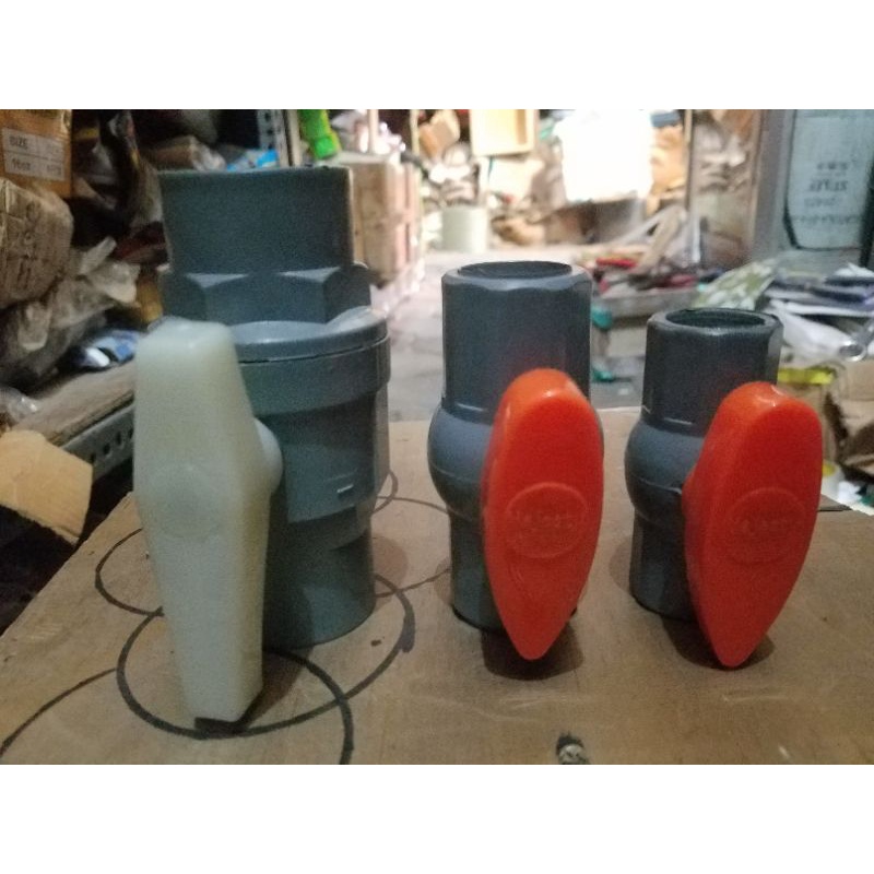 Jual STOP KRAN MURAH" balvalve stop kran PVC / PLASTIK ukuran 1/2 in ...