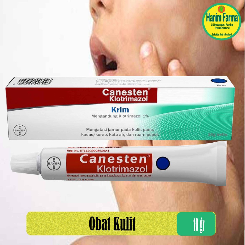 Jual Canesten Klotrimazol Obat Panu Kurap 5 & 10 gr | Shopee Indonesia