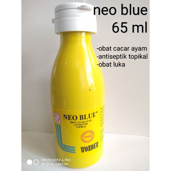 Jual neo blue 65 ml obat cacar ayam antiseptik-wonder | Shopee Indonesia