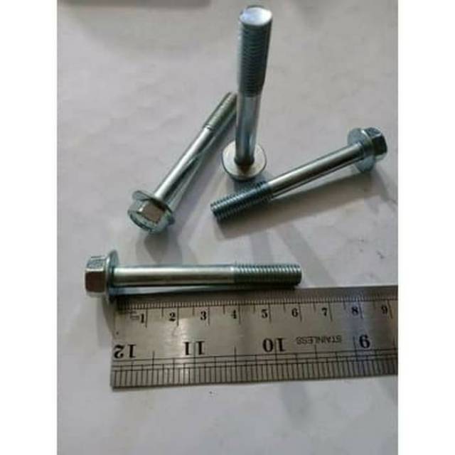Jual Baut Topi 12 / 8×60 Flange Bolt Ready Kuning | Shopee Indonesia