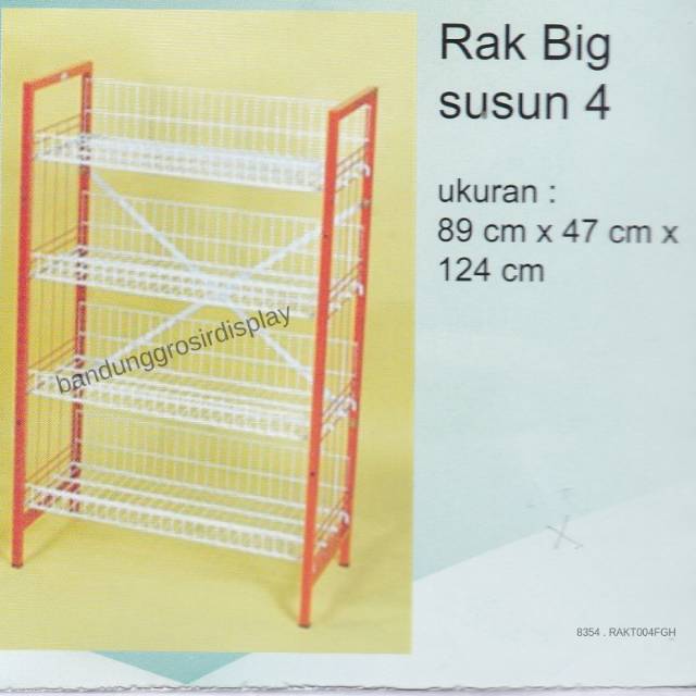 Jual Rak Chiky Susun 4 Rak Chiki Display Toko Keranjang Serbaguna Rak ...