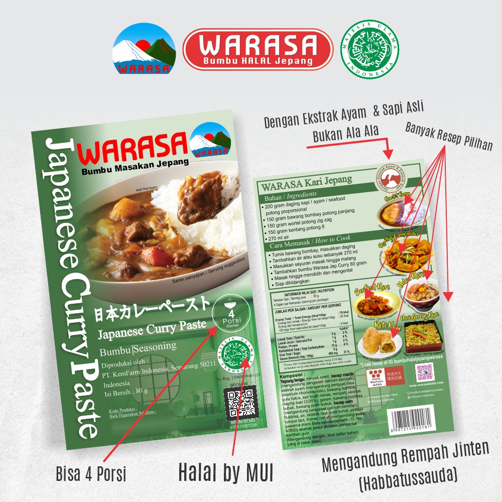Jual WARASA Japanese Curry | Shopee Indonesia