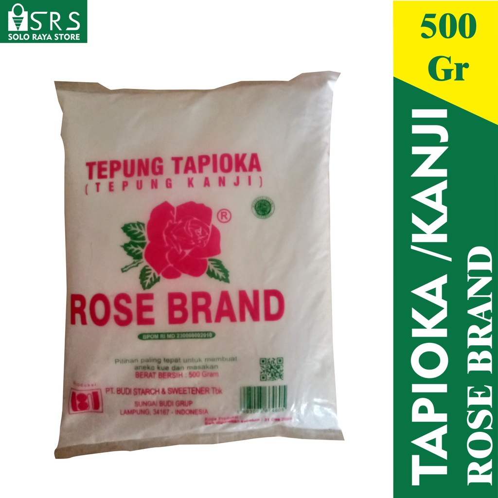 Jual TEPUNG TAPIOKA ROSEBRAND 500 GR /Tepung Tapioka Rose Brand - 500 ...