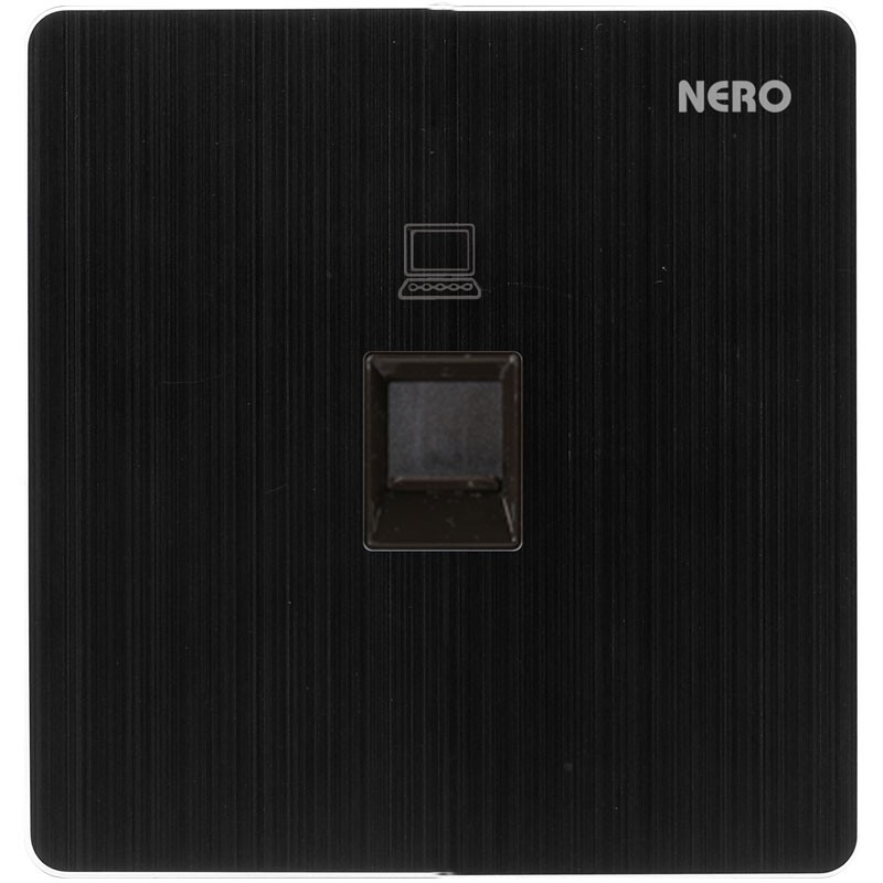 Jual NERO 1 Gang Socket Kabel LAN CAT6 Titanium Data Outlet V11 ...