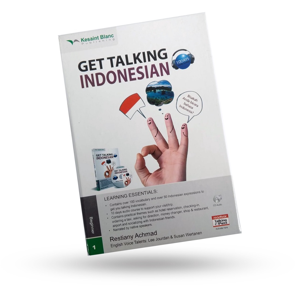 Jual Kesaint Blanc - Buku Belajar Bahasa: Get Talking Indonesian + Audio | Shopee Indonesia