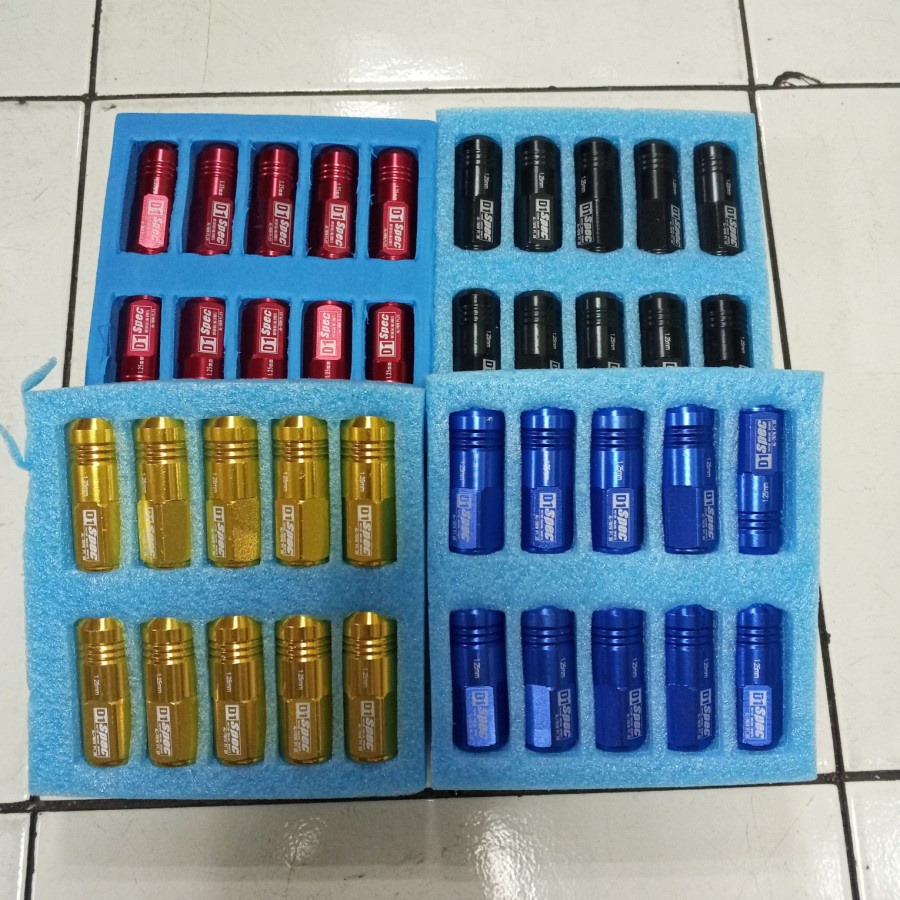 Jual Baut Roda D1 Spec Racing 1,25mm dan 1,5mm | Shopee Indonesia