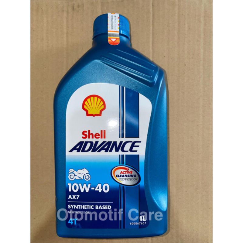 Jual OLI SHELL ADVANCE AX7 4T 1L SYNTHETIC OIL BASED 10W-40 | Shopee Indonesia