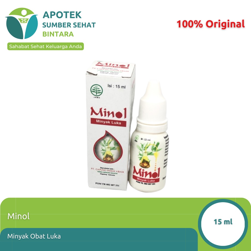 Jual Minol Minyak Obat Luka 15 ml | Shopee Indonesia
