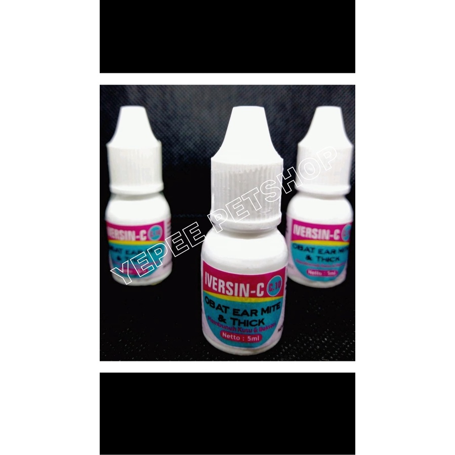 Jual IVERSIN C 5 ml Tetes Telinga untuk Anjing dan Kucing (PATEN ...