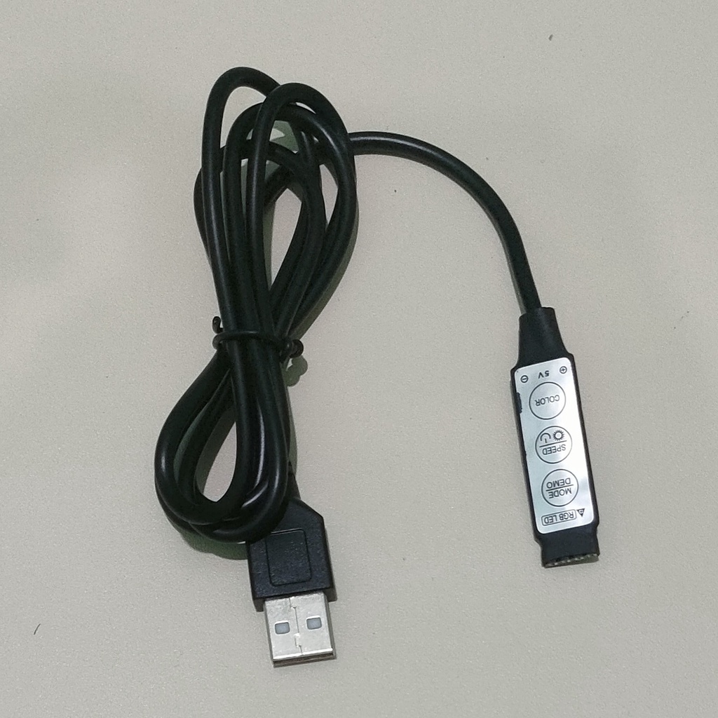 Jual Controller Dimmer Modul Kedip RGB LED Strip 5V Plus USB | Shopee ...
