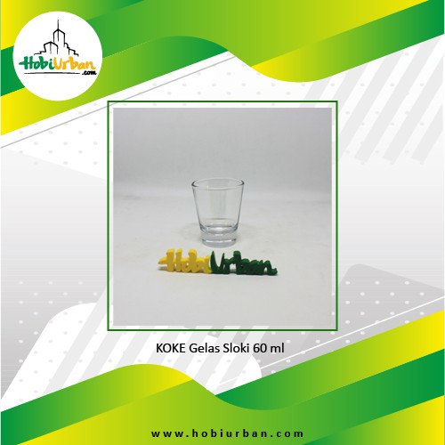 Jual KOKE Gelas Sloki 60 ml | Shopee Indonesia