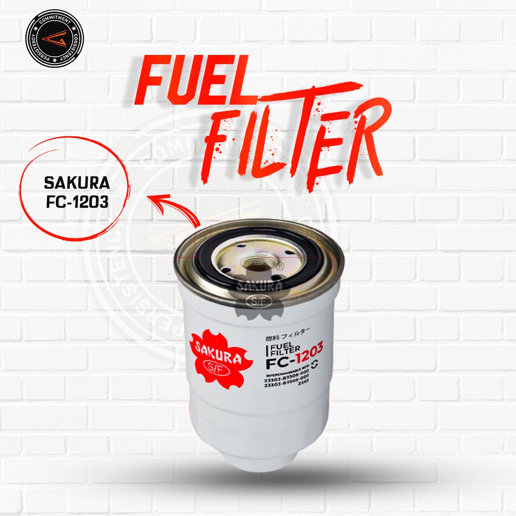 Jual Sakura Solar Fuel Filter FC-1203/ FC1203 / Sakura Filter Oli ...