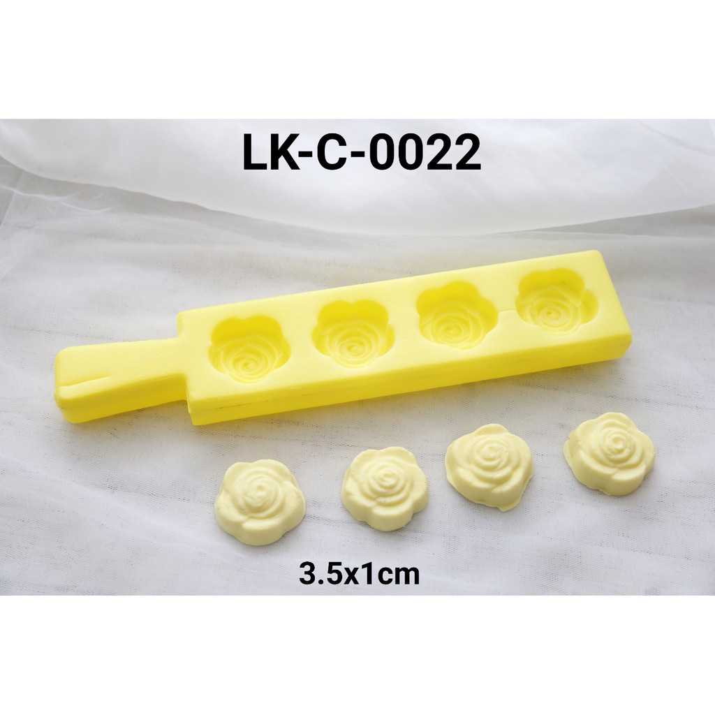 Jual LK-C-0022 Cetakan kue kering nastar kue satu coklat bunga mawar ...