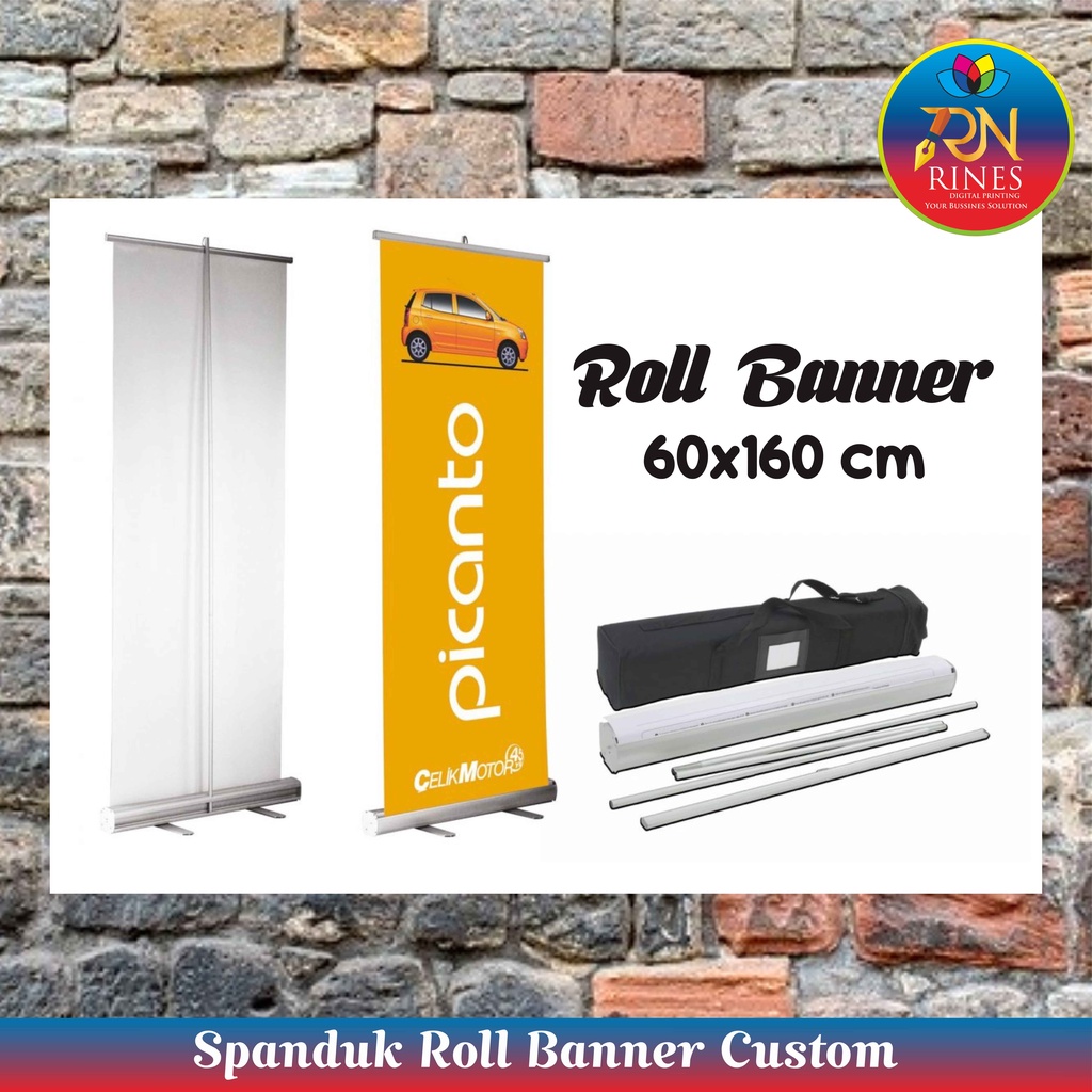 Jual Spanduk Roll Up Banner Custom | Shopee Indonesia