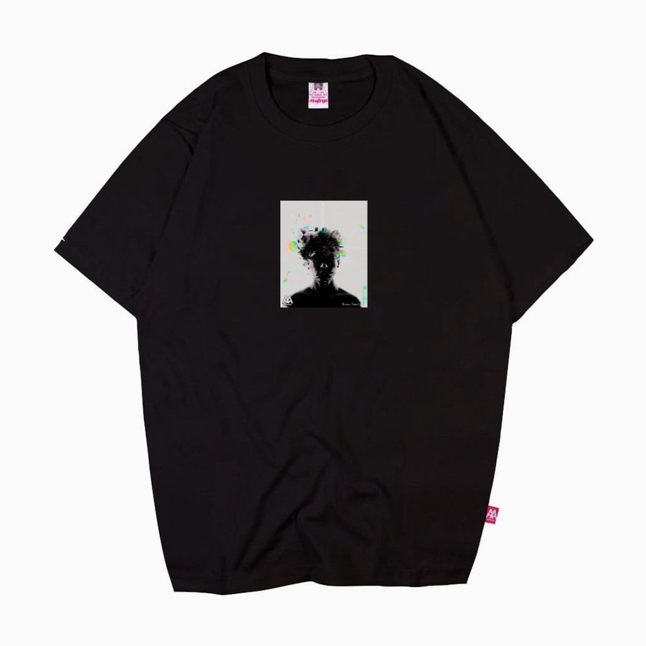 Jual T'SHIRT DISTRO BLACK COTTON 30S KAOS DISTRO SIMPLE BRAIN DEAD PRIA ...