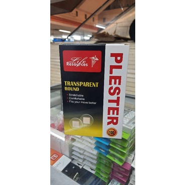 Jual plaster transparan plaster bulat 100pc | Shopee Indonesia