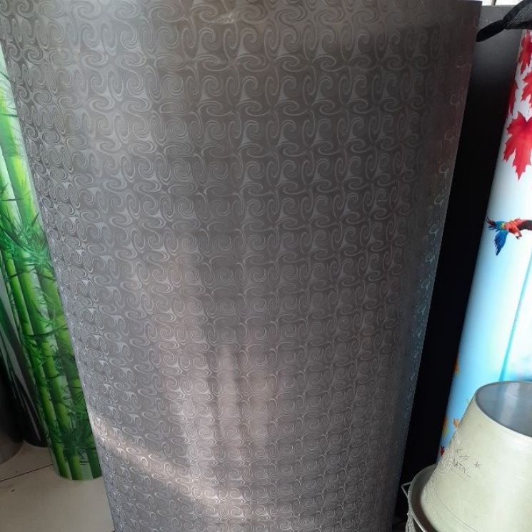 Jual Per meter Fiber pagar motif batik oval hitam fiber pintu tutup ...