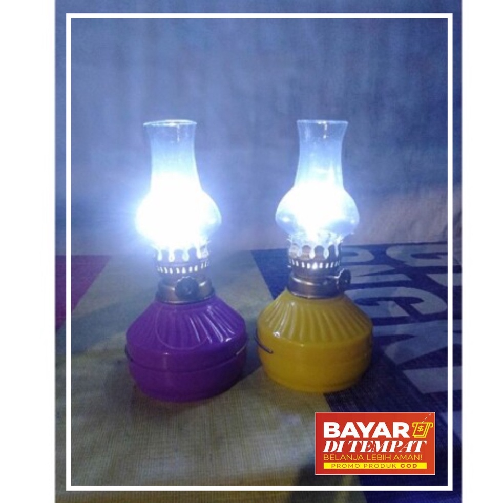 Jual lampu jadul antik gantung - lampu teplok baterai - lampu semprong ...