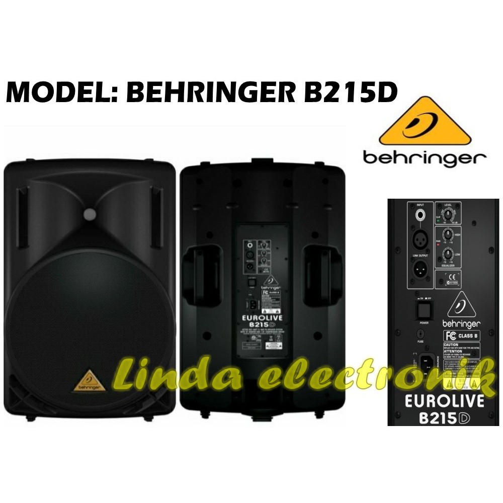 Jual SPEAKER AKTIF BEHRINGER B215D B 215D B215 D 15 inch 2 pcs ORIGINAL ...