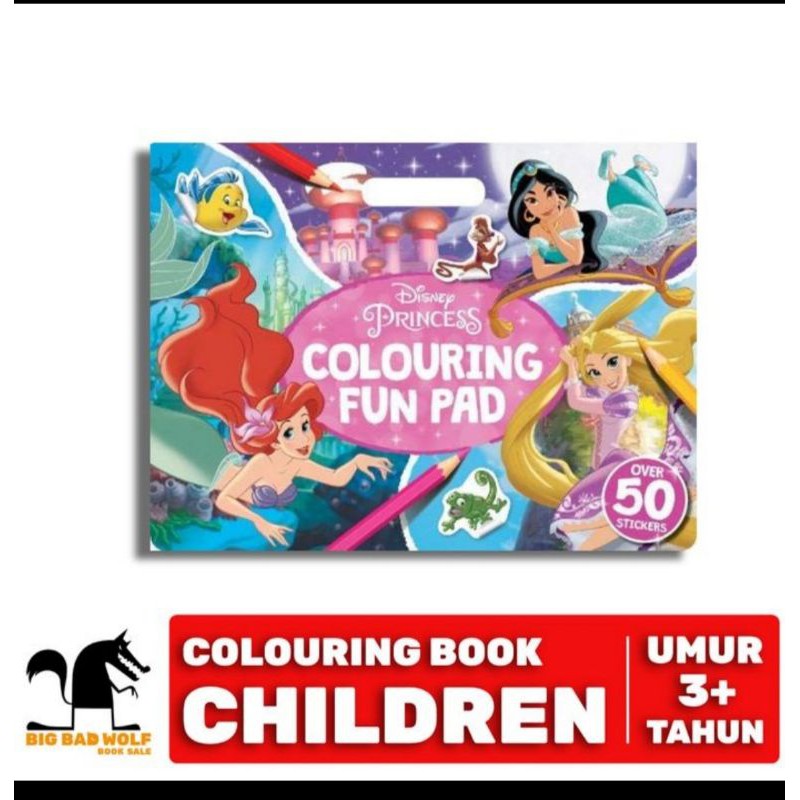Jual Disney Princesses in this Giant Colour Me Pad | Shopee Indonesia
