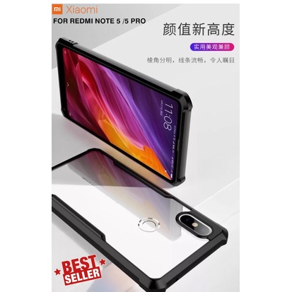 Jual Case Xiaomi Redmi Note 5 / 5 PRO Beatle Series Bumper Transparan ...