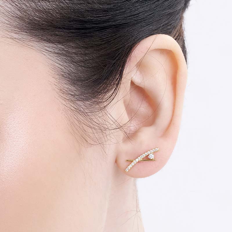 Jual Shae - Anting Studs Perak 925 Silver 18k Gold Plated Earring by AR ...