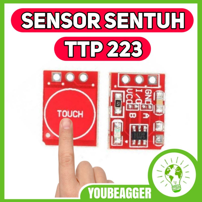 Jual MODUL TTP223 SENSOR SENTUH | Shopee Indonesia