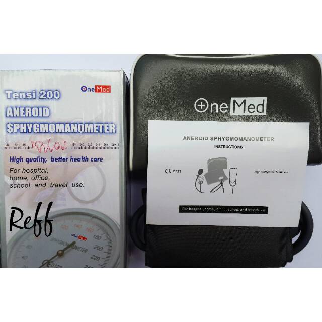 Jual Tensi 200 Aneroid Sphygmomanometer / Tensi OneMed / Tensi Aneroid ...