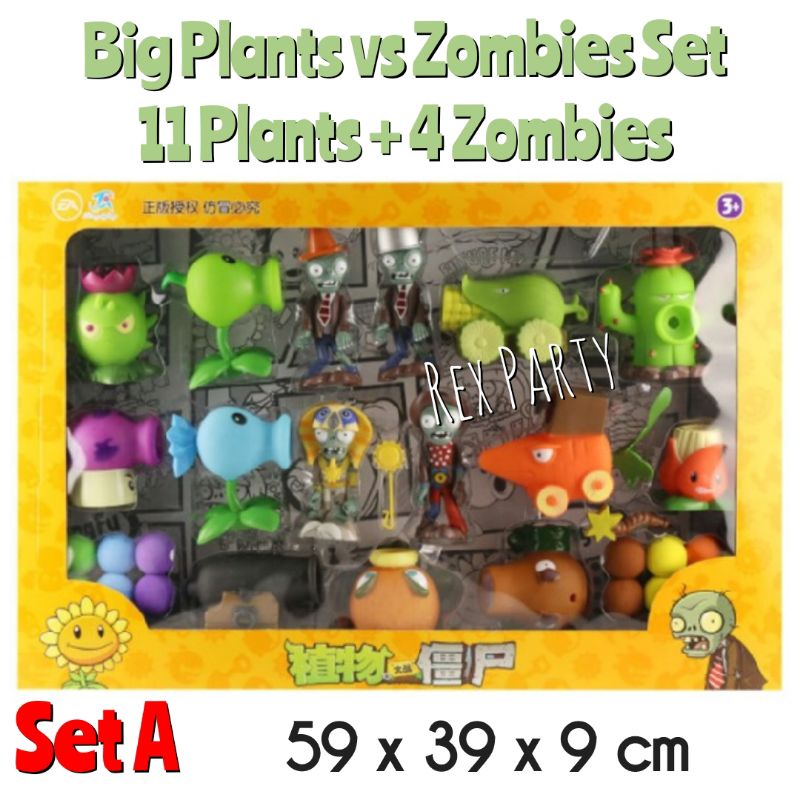 Jual Toys4Us - Plants vs Zombies/Mainan Plants vs zombies besar/ Plants vs Zombies Set/Plants vs ...