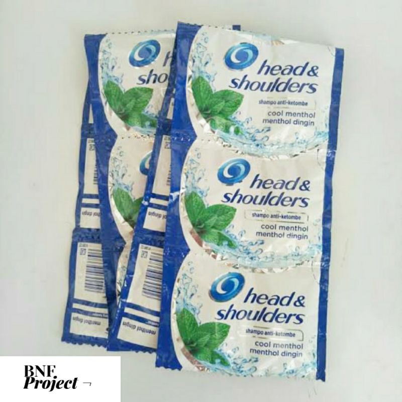 Jual H&S SHAMPO ANTI KETOMBE COOL MENTHOL SACHET NETTO 10ML | BNF ...