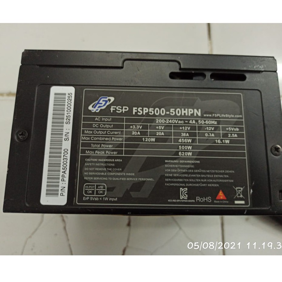 Jual PSU FSP FSP500-50HPN 500WATT | Shopee Indonesia