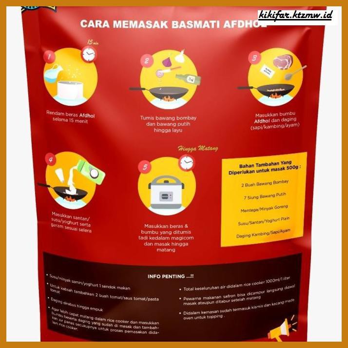 Jual ANEKA-BERAS- BERAS MATI BASMATI AFDOL AFDHOL NASI MANDI MANDHI ...