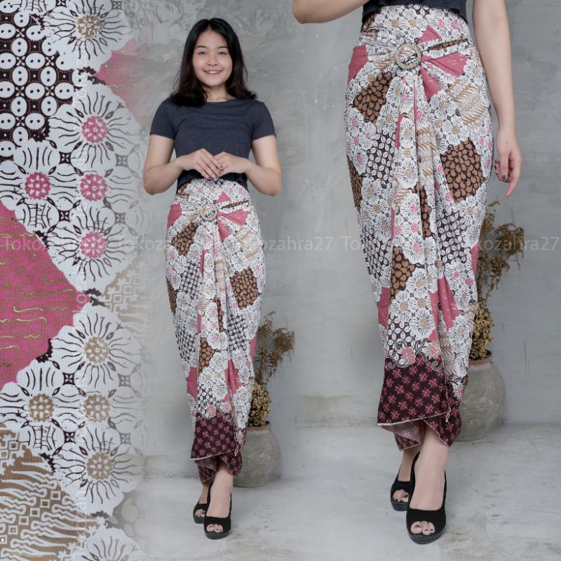 Jual Rok Serut Bawahan Kebaya Motif Wajik By Ginitop Rok Lilit/Rok ...