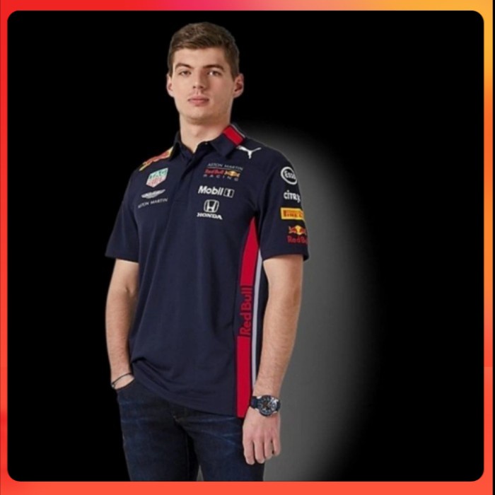Jual tshirt polo shirt baju Kaos Kerah Redbull Aston Martin Formula 1 ...