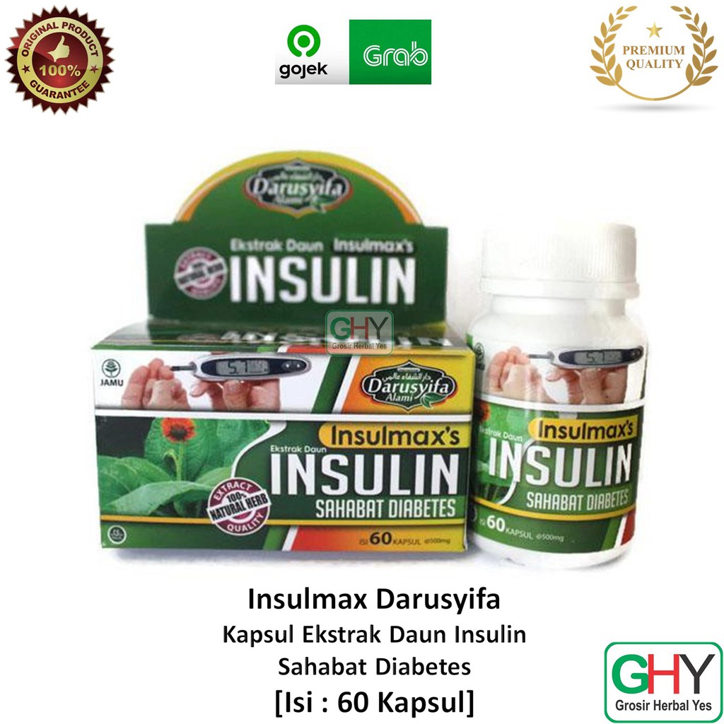 Jual Obat Insulmax Darusyifa Kapsul Ekstrak Daun Insulin Sahabat ...