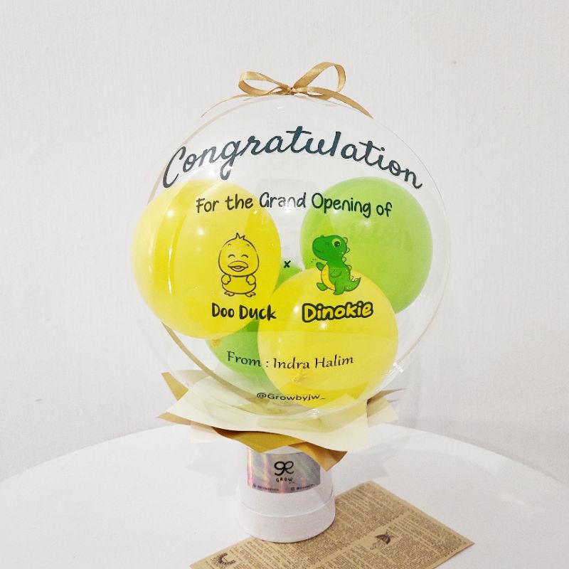 Jual Balon box mini / balon box grand opening / balon box graduation ...