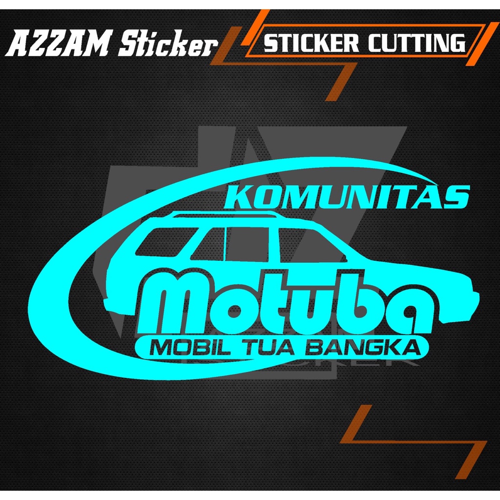 Jual STICKER KATA KATA MOTUBA/CUSTOM CUTTING KATA BODY/KACA MOBIL TRUCK ...