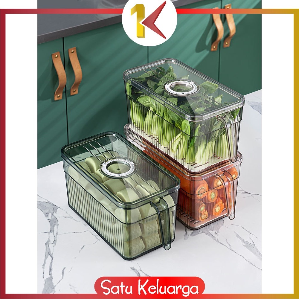 Jual SK-C579 Kotak Kontainer Akrilik Transparan Rak Makanan Kulkas ...