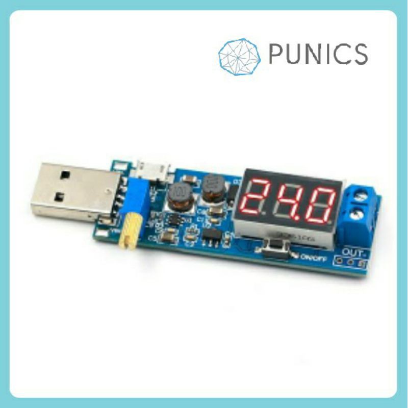 Jual Modul USB Boost Converter Step-Up Power Supply DC-DC 5V to 3.3V 9V ...