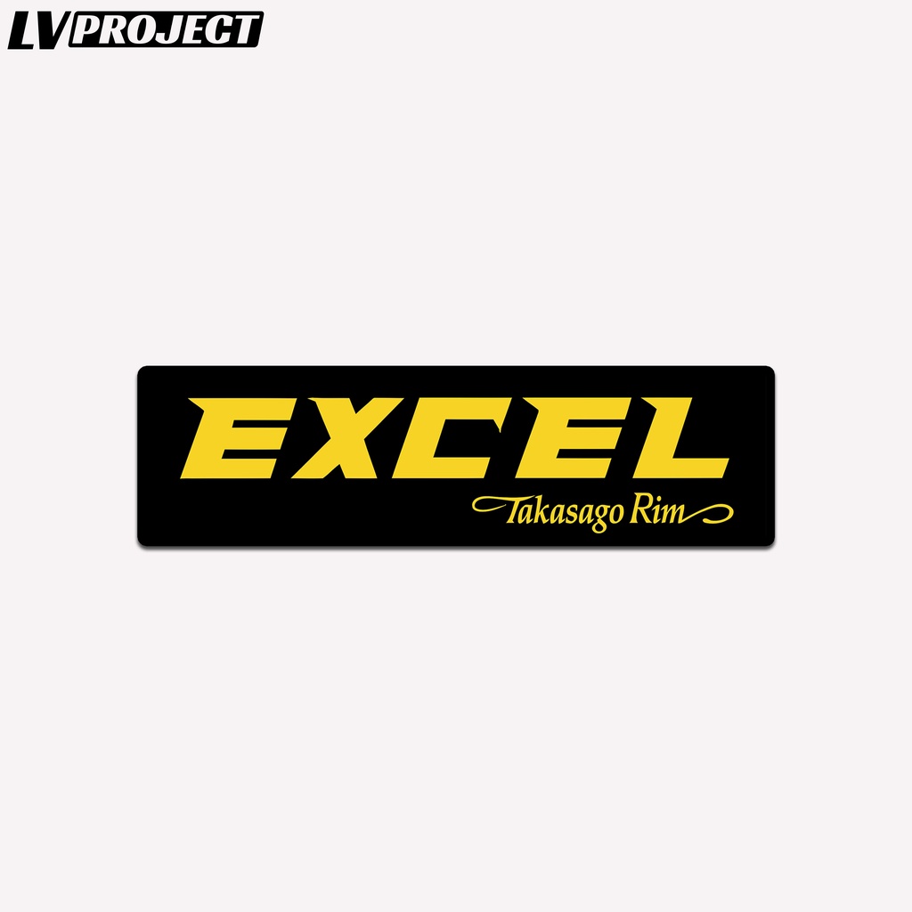 Jual Stiker Sponsor Racing Sepeda Motor Excel Bahan Vinyl Sticker ...