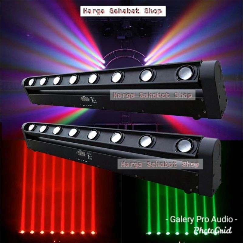 Jual moving bar Rotation LED Light/ LED moving beam bar bisa sound ...