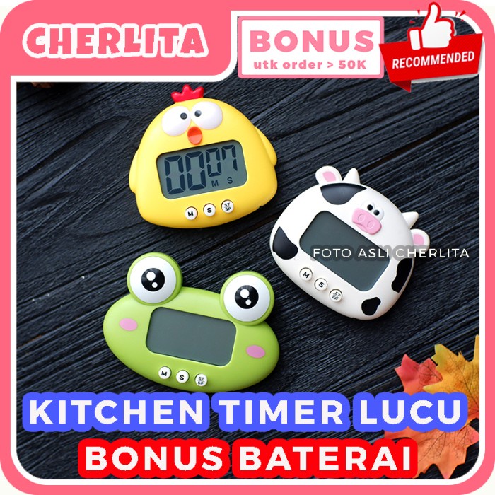 Jual Kitchen Timer Digital Set Waktu Timer Masak Baking Oven Countdown ...