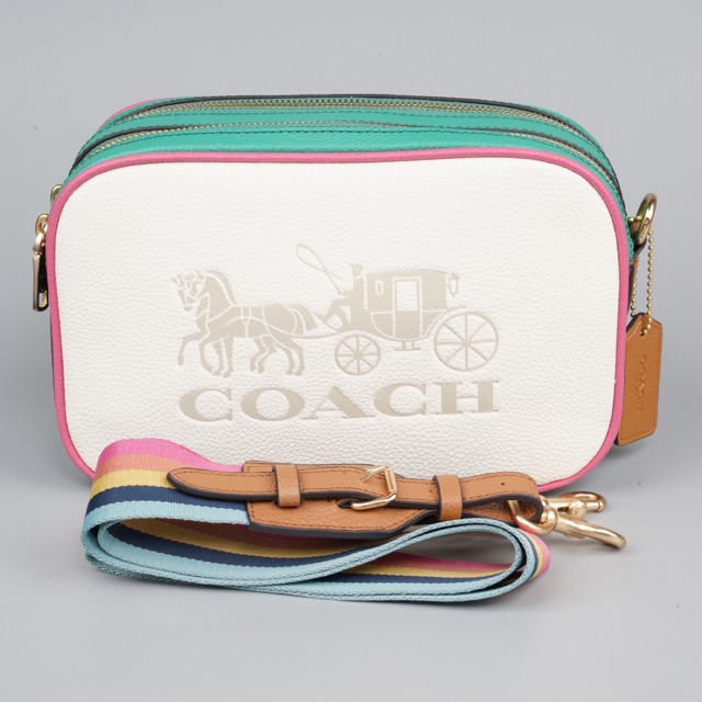 Jual Coach camera bag rainbow original | Shopee Indonesia