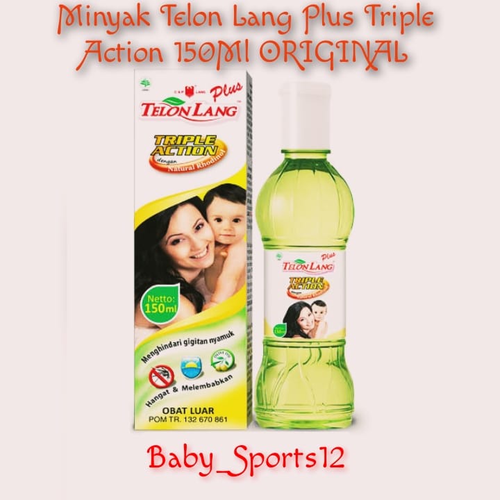 Jual Minyak Telon Lang Plus Plus Triple Action 150ml, Minyak Telon Bayi ...