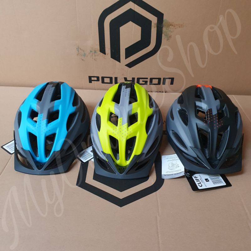Jual Helm Cliff Polygon Helmet Sepeda MTB Lipat | Shopee Indonesia