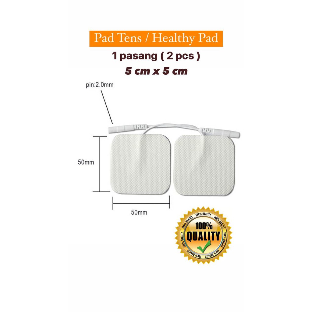Jual Pad tens alat kesehatan medis pijat terapi tensi tubuh 5cmx5cm ...