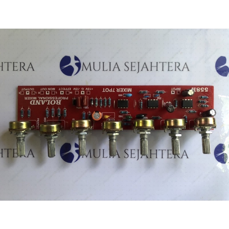 Jual Kit Tone Control Penguat Mic 7 Pot “ROLAND” | Shopee Indonesia